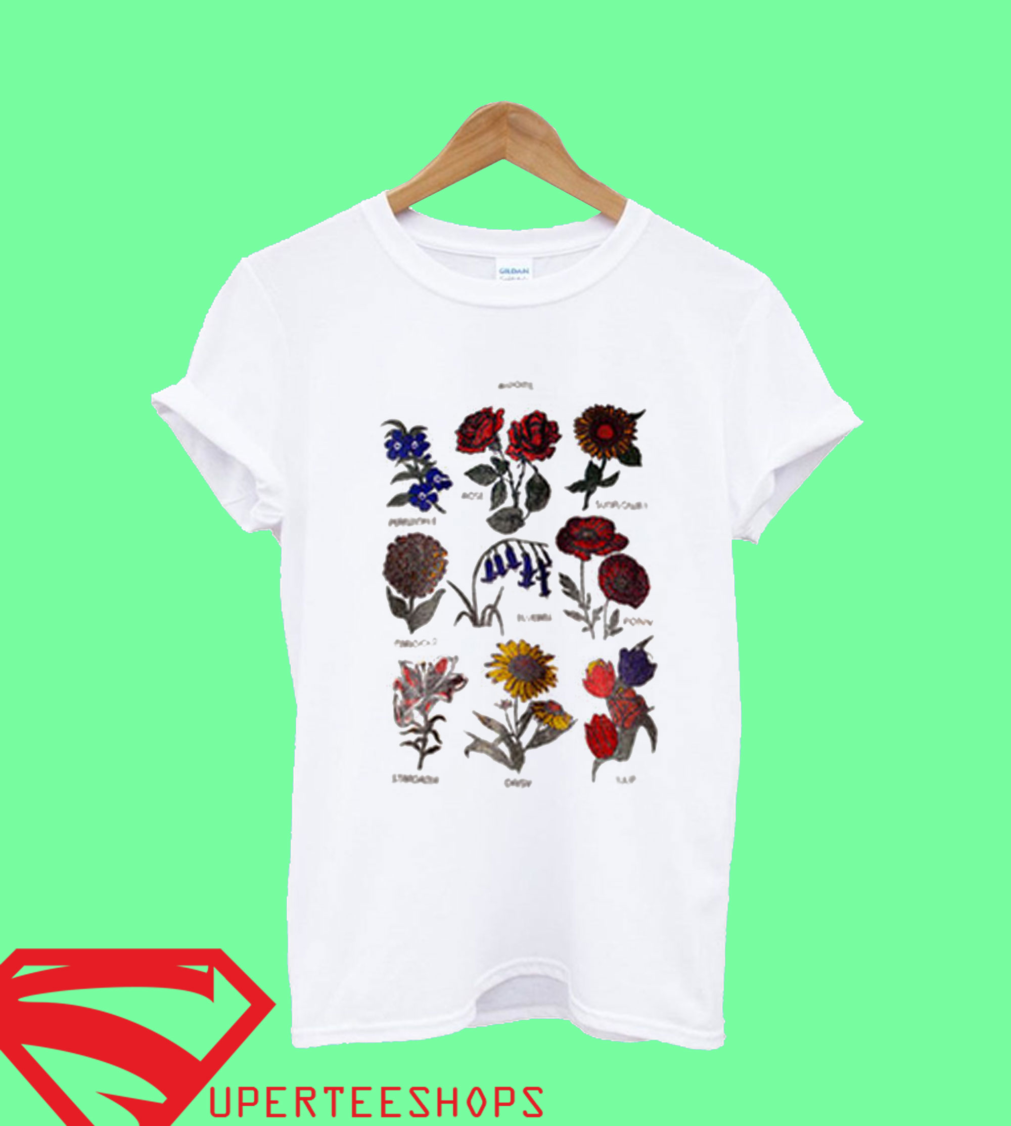 Blooms Flower T Shirt