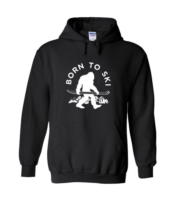 Fun Skiing Yeti Hoodie